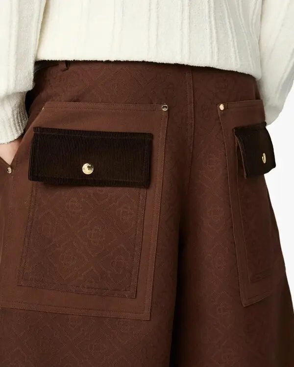 Casablanca Monogram Cargo Shorts