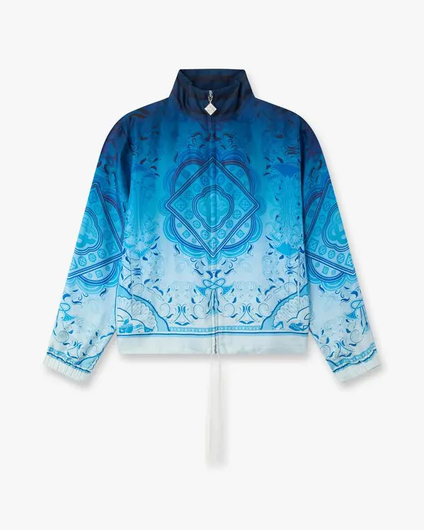 Casablanca Gradient Egyptian Rug Silk Track Jacket