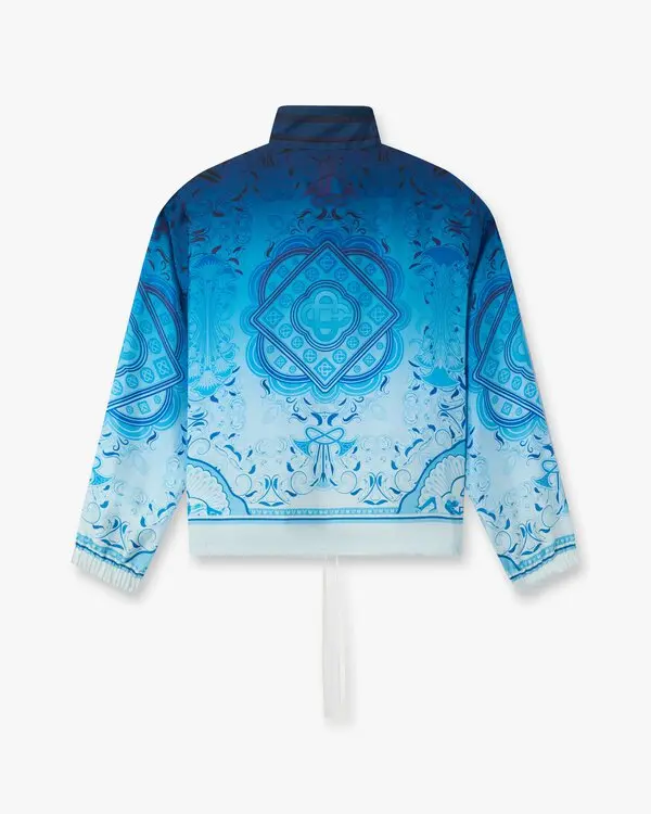 Casablanca Gradient Egyptian Rug Silk Track Jacket