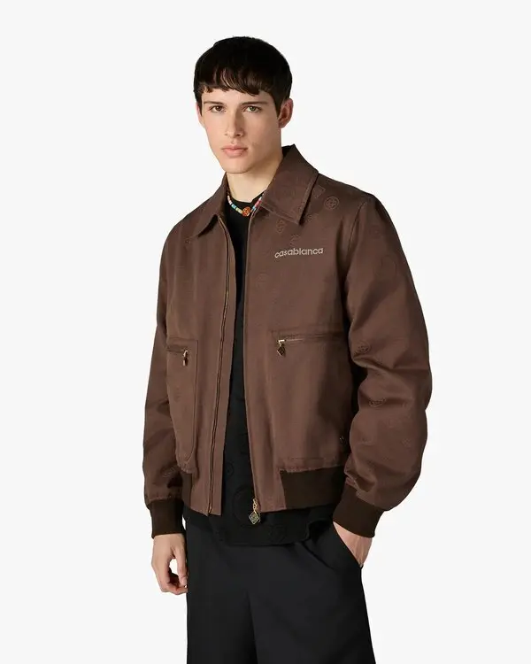 Casablanca Monogram Cotton Blouson