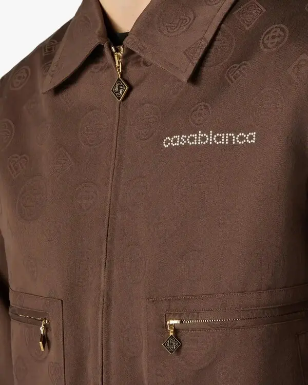 Casablanca Monogram Cotton Blouson