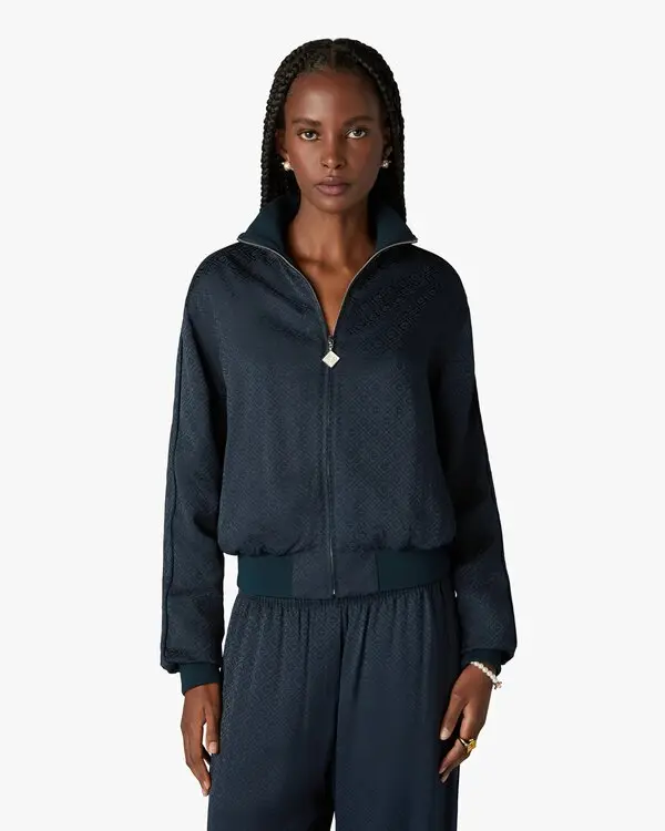 Casablanca Navy Monogram Track Jacket