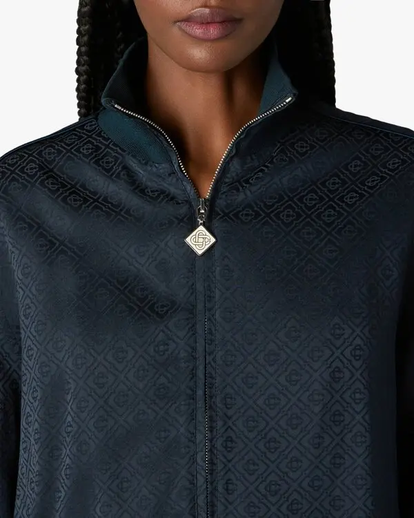 Casablanca Navy Monogram Track Jacket