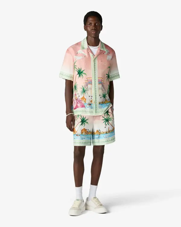 Casablanca Ethereal Silk Shorts