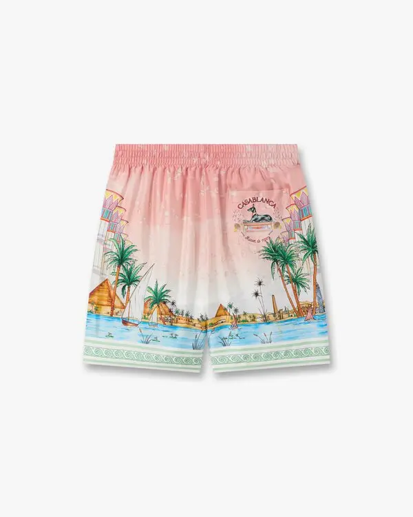 Casablanca Ethereal Silk Shorts