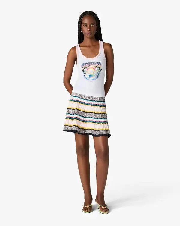 Casablanca Multicolour Airspray Printed Tank Top