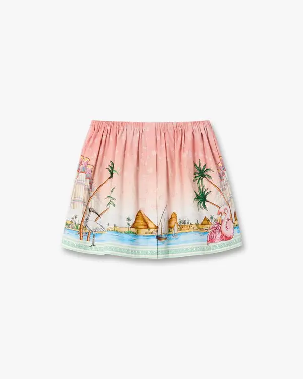 Casablanca Ethereal Cotton Mini Skirt