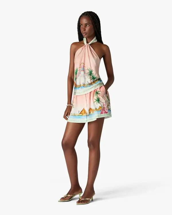 Casablanca Ethereal Cotton Mini Skirt