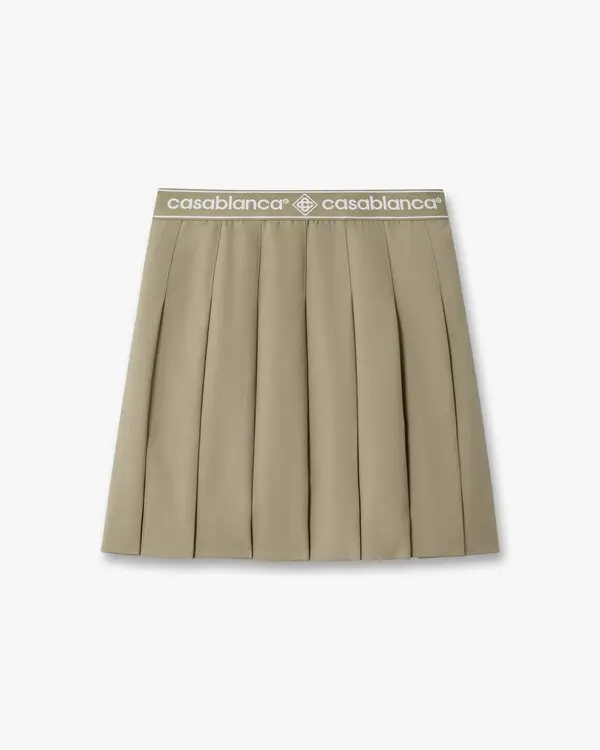 Casablanca Pleated Mini Skirt