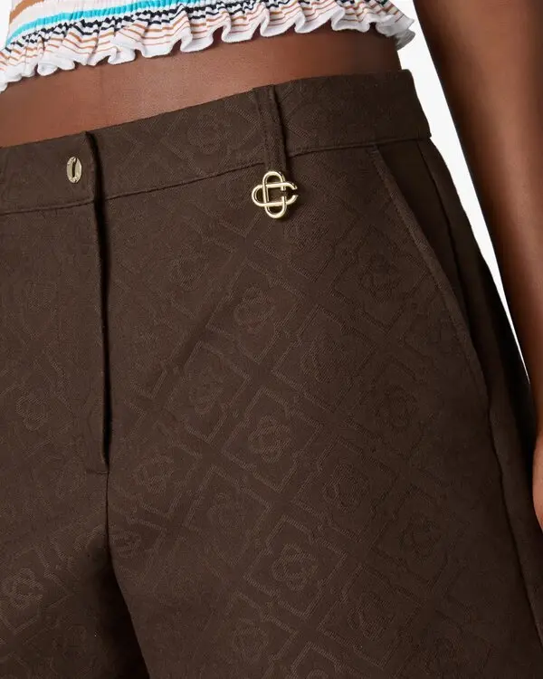 Casablanca Cotton Monogram Shorts