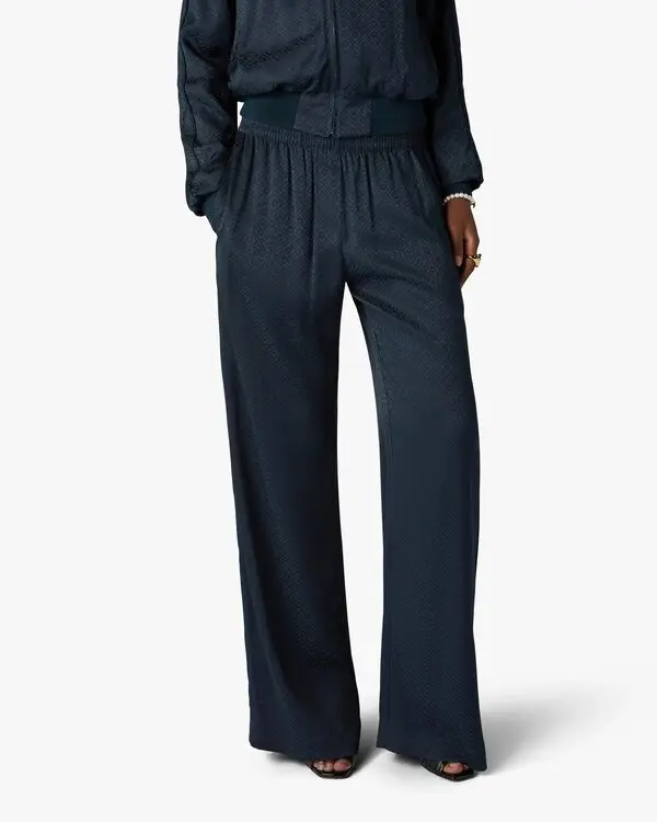 Casablanca Navy Monogram Trousers