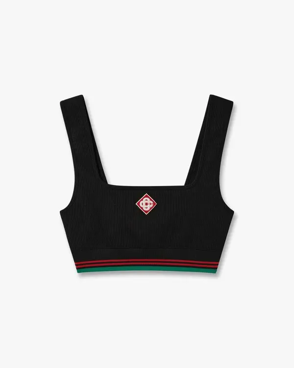 Casablanca Seamless Bralette By - Black