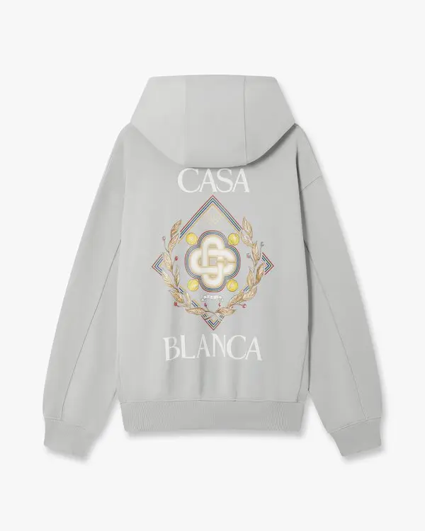 Casablanca Grey Championship Hooded Sweatshirt - Multicolor