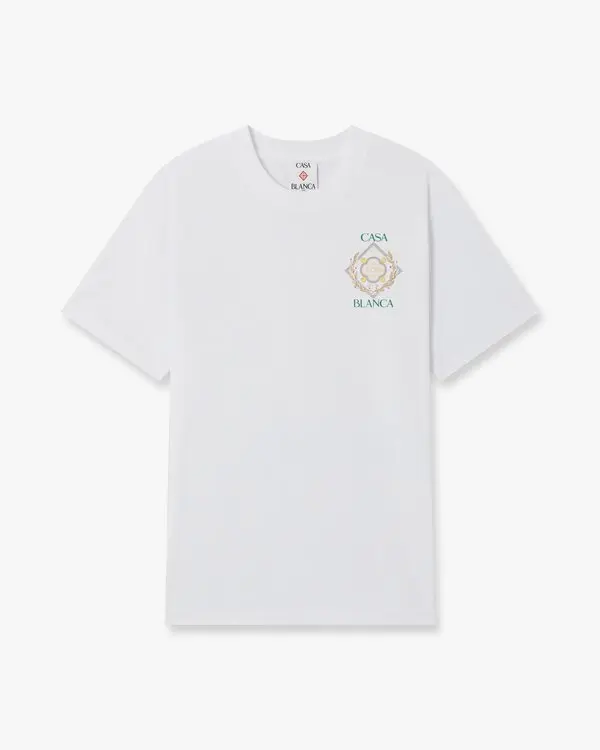 Casablanca Championship Short Sleeve T-shirt - White