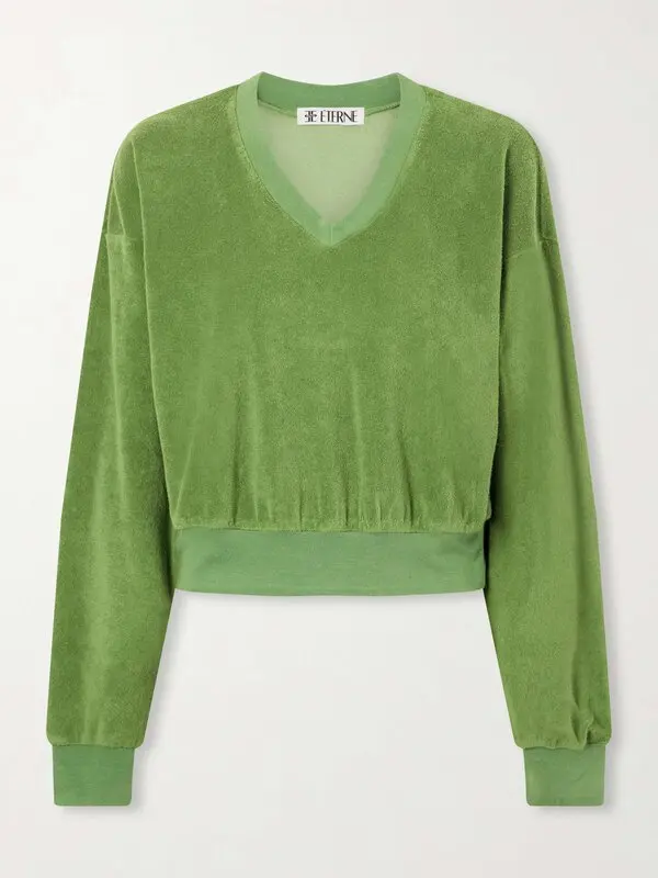 Eterne Cotton-blend Terry Sweatshirt