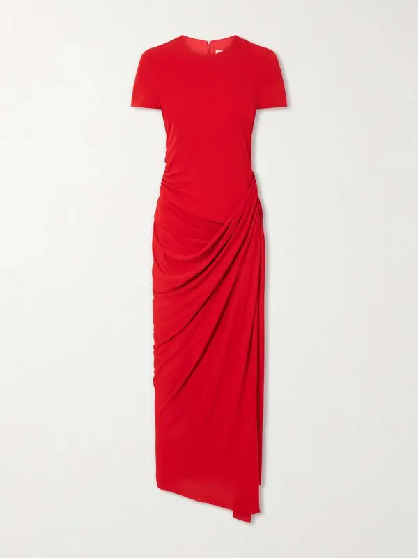 Erdem Draped Crepe Gown