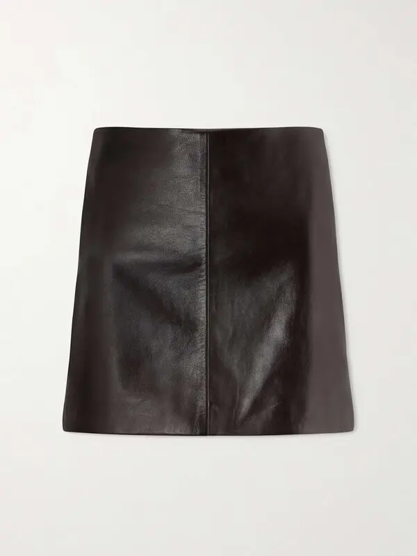 ARMA Melody Leather Mini Skirt