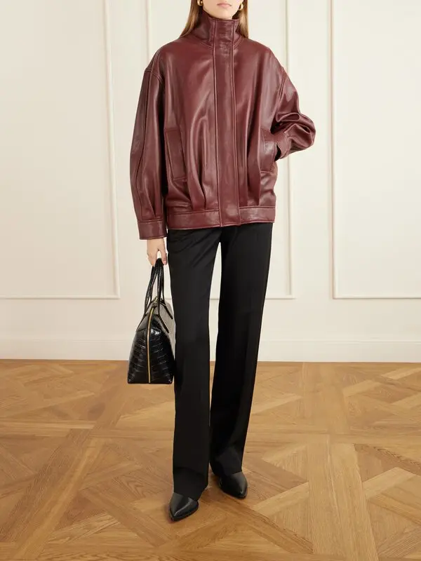 ARMA Paula Full-grain Leather Jacket