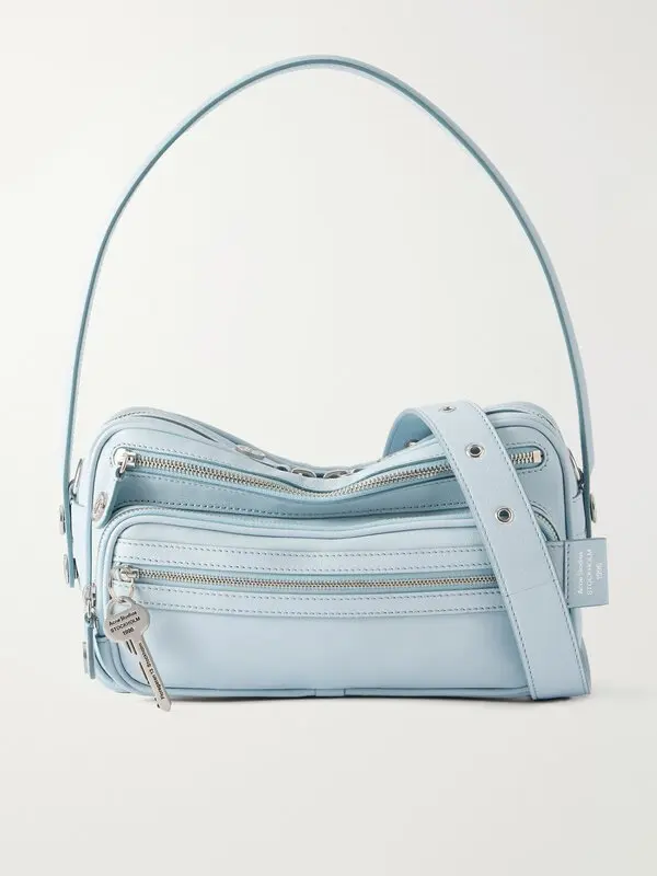Acne Studios Camero Party Leather Shoulder Bag - Blue