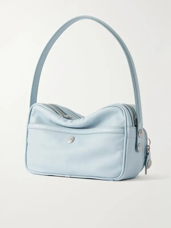 Acne Studios Camero Party Leather Shoulder Bag - Blue