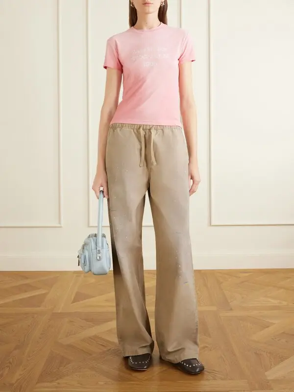 Acne Studios Etza 1996' Logo T-shirt - Pink