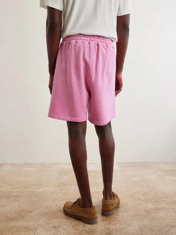 CHERRY LOS ANGELES Embroidered Cotton Shorts