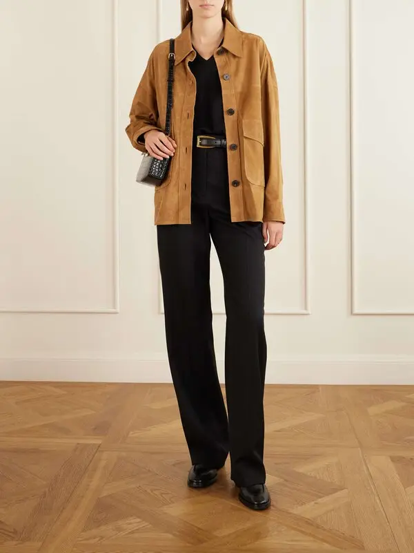 ARMA Kaylee Paneled Suede Jacket