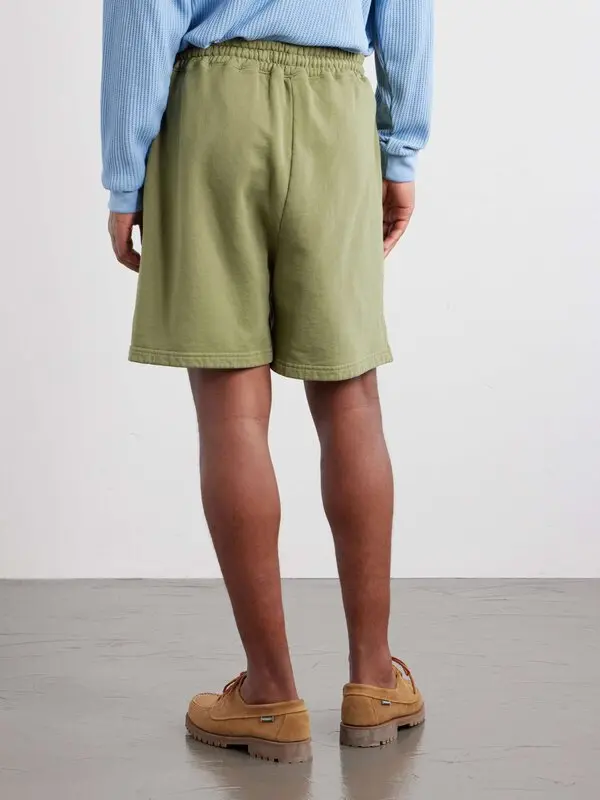 CHERRY LOS ANGELES Logo-embroidered Cotton Shorts