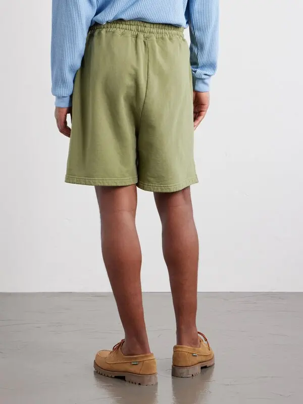 CHERRY LOS ANGELES Embroidered Cotton Shorts