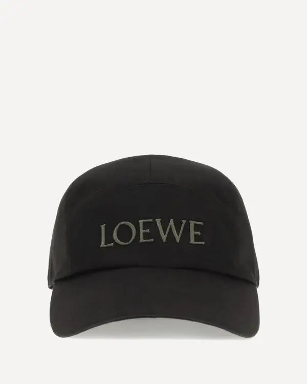 Loewe Cotton Drill Baseball Hat - Black