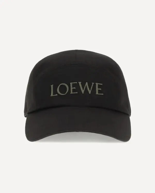 Loewe Cotton Drill Baseball Hat - Black