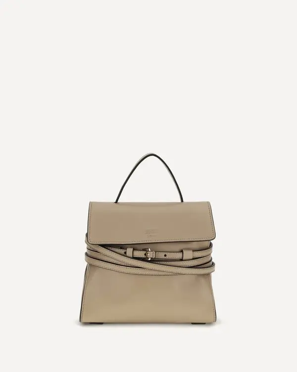 Moschino Tie Me Handbag - Beige
