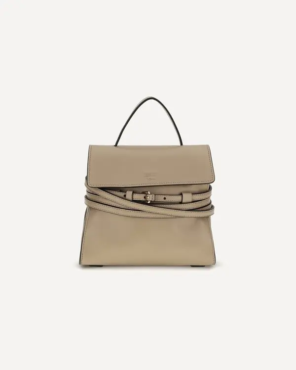 Moschino Tie Me Handbag - Beige