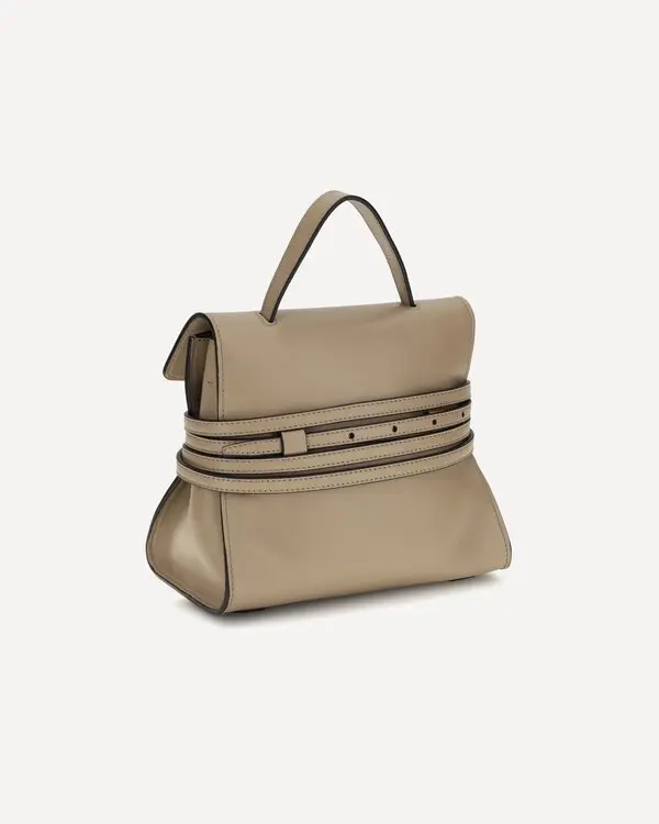 Moschino Tie Me Handbag - Beige
