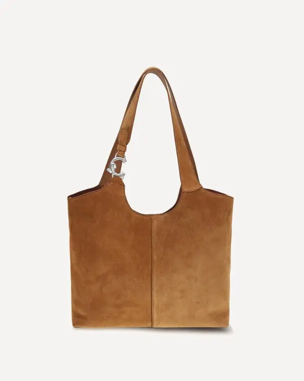COCCINELLE C-easy Large Shoulder Bag - Brown