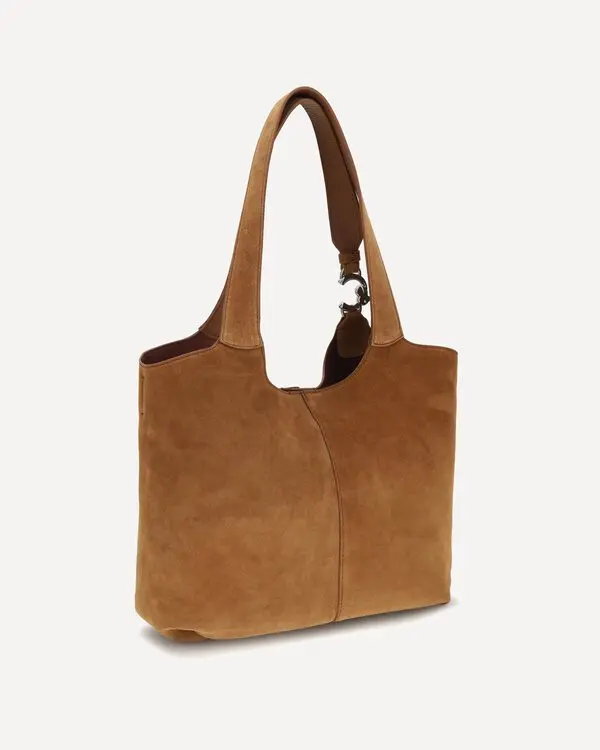 COCCINELLE C-easy Large Shoulder Bag - Brown