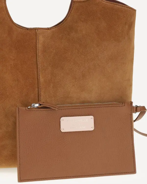 COCCINELLE C-easy Large Shoulder Bag - Brown