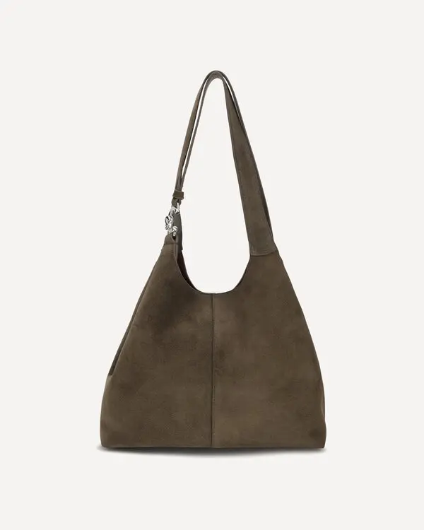COCCINELLE C-easy Large Shoulder Bag - Brown