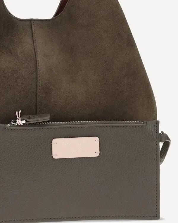 COCCINELLE C-easy Large Shoulder Bag - Brown