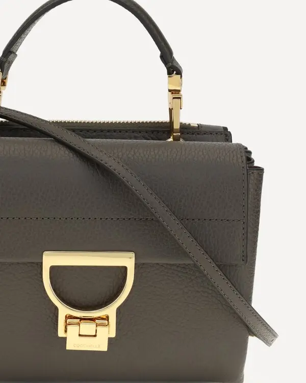 COCCINELLE Arlettis Calfskin Handbag With Gold Tone Hardware