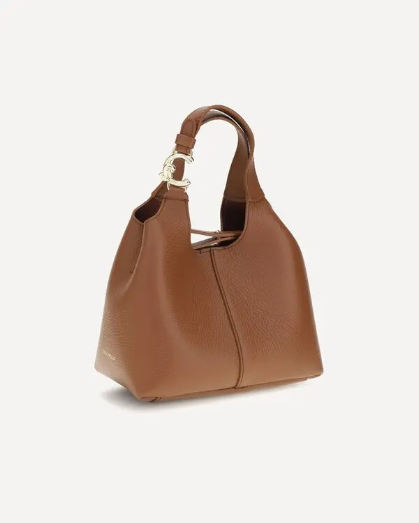 COCCINELLE C-easy Small Grained Leather Handbag