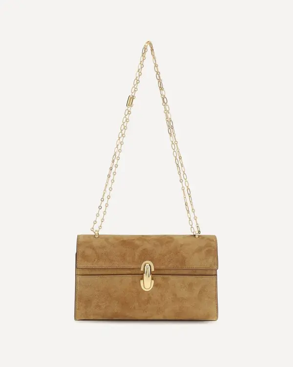 Savette Symmetry Chain Pouch - Brown