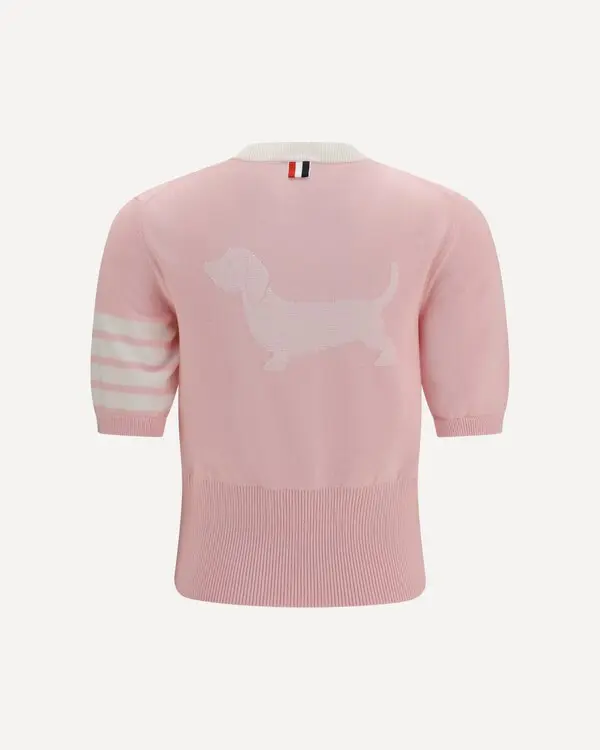 Thom Browne Hector Intarsia T-shirt