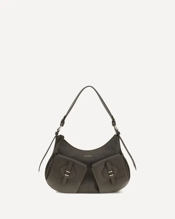 COCCINELLE Small Boheme Shoulder Bag In Double Leather