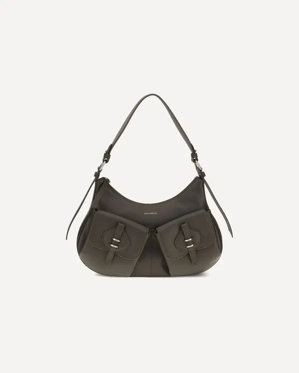 COCCINELLE Small Boheme Shoulder Bag In Double Leather