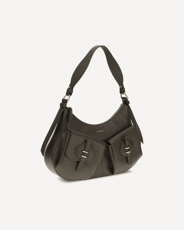 COCCINELLE Small Boheme Shoulder Bag In Double Leather