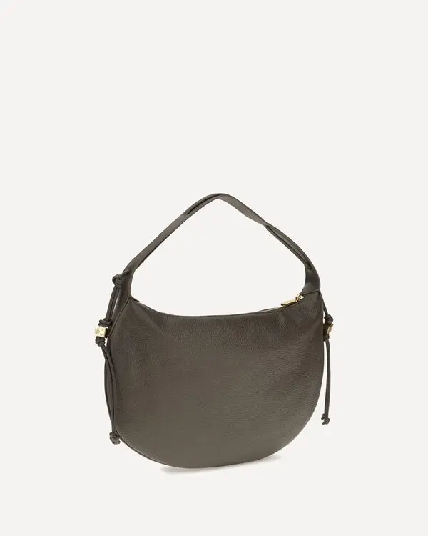 COCCINELLE Thess Shoulder Bag Grained Leather - Brown