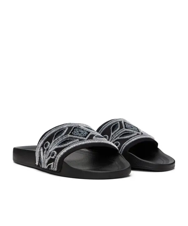Casablanca Embroidery Slide Sandal