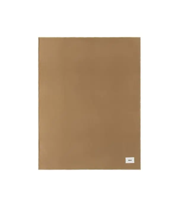 TEKLA Rectangular Brushed Wool Blanket