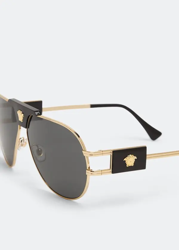 Versace Logo Sunglasses